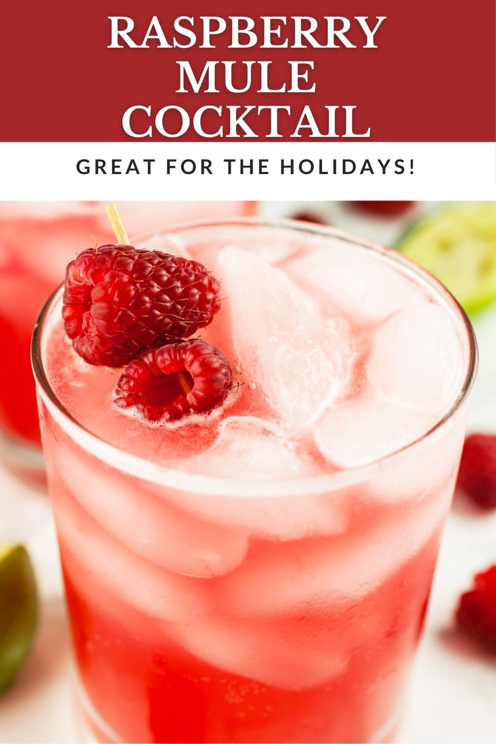 Raspberry Mule Cocktail | The Rustic Foodie®