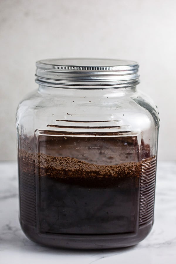Cold Brew Coffee with Almond Milk | The Rustic Foodie®