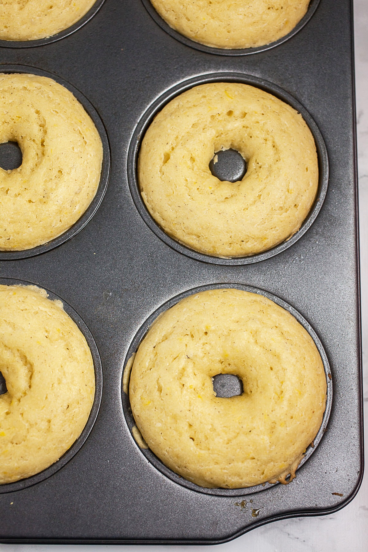 Baked Glazed Lemon Doughnuts Recipe | The Rustic Foodie®