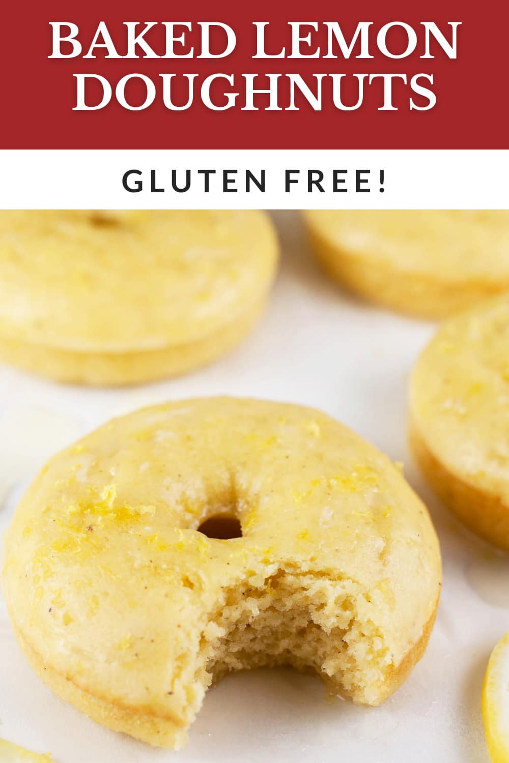 Baked Lemon Doughnuts (Gluten Free) | The Rustic Foodie®
