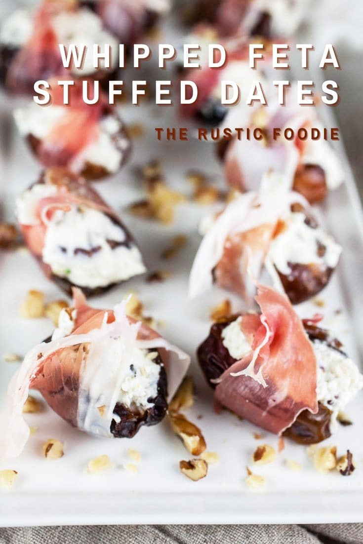 Feta Stuffed Dates with Walnuts | The Rustic Foodie®