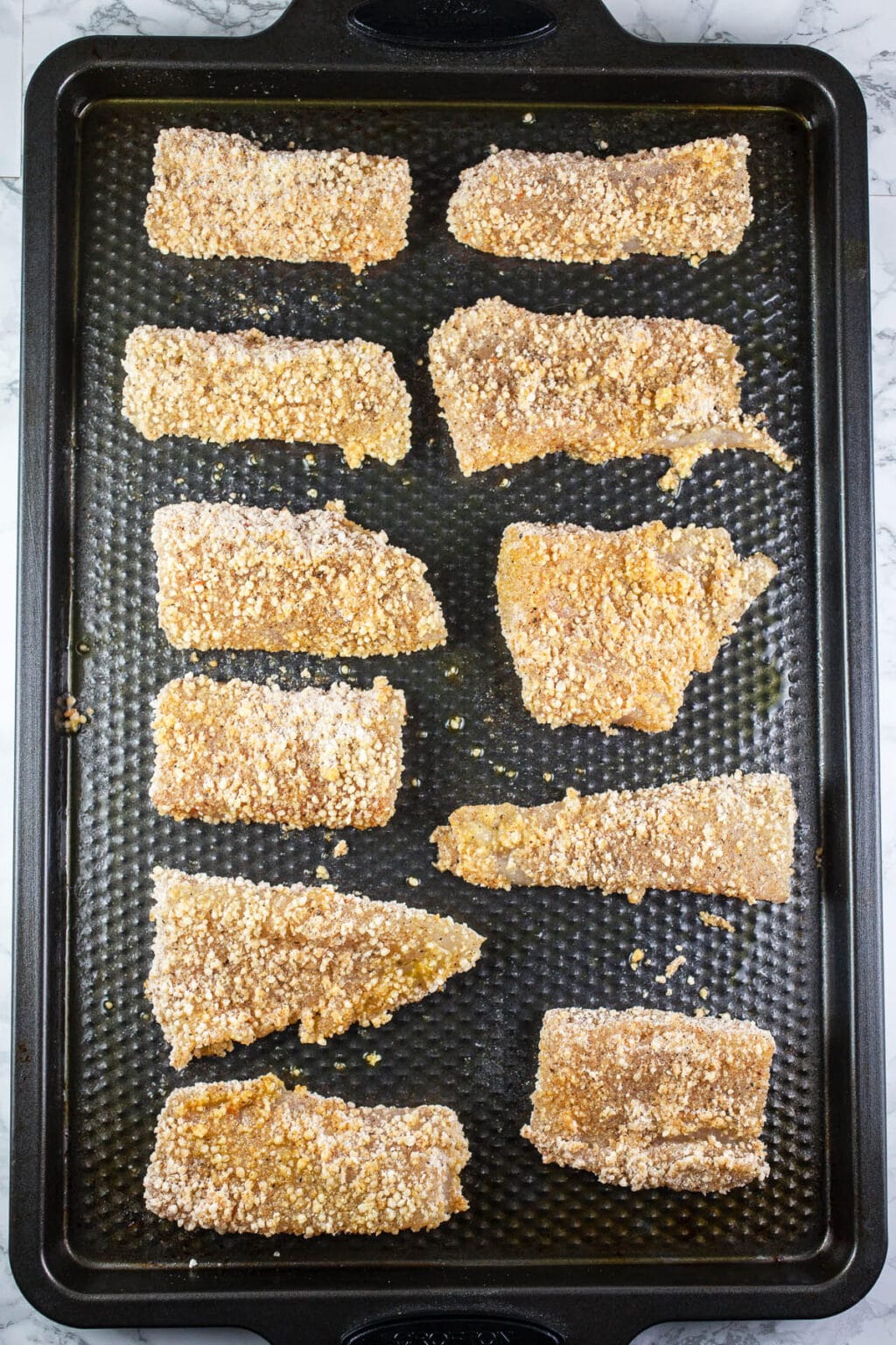 Breaded Walleye Fish Fingers | The Rustic Foodie®