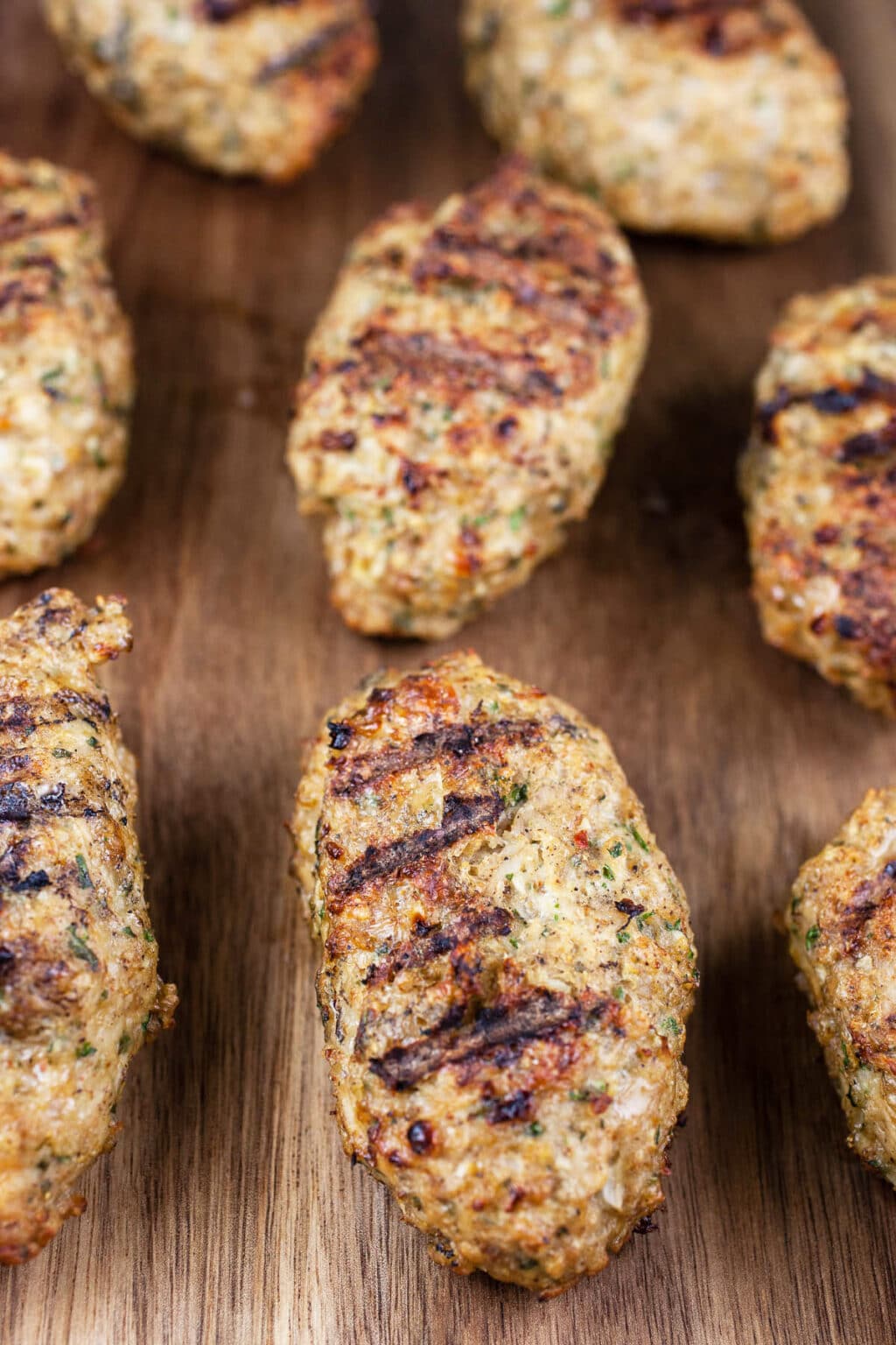 Chicken Kofta Kebabs with Tahini Sauce | The Rustic Foodie®