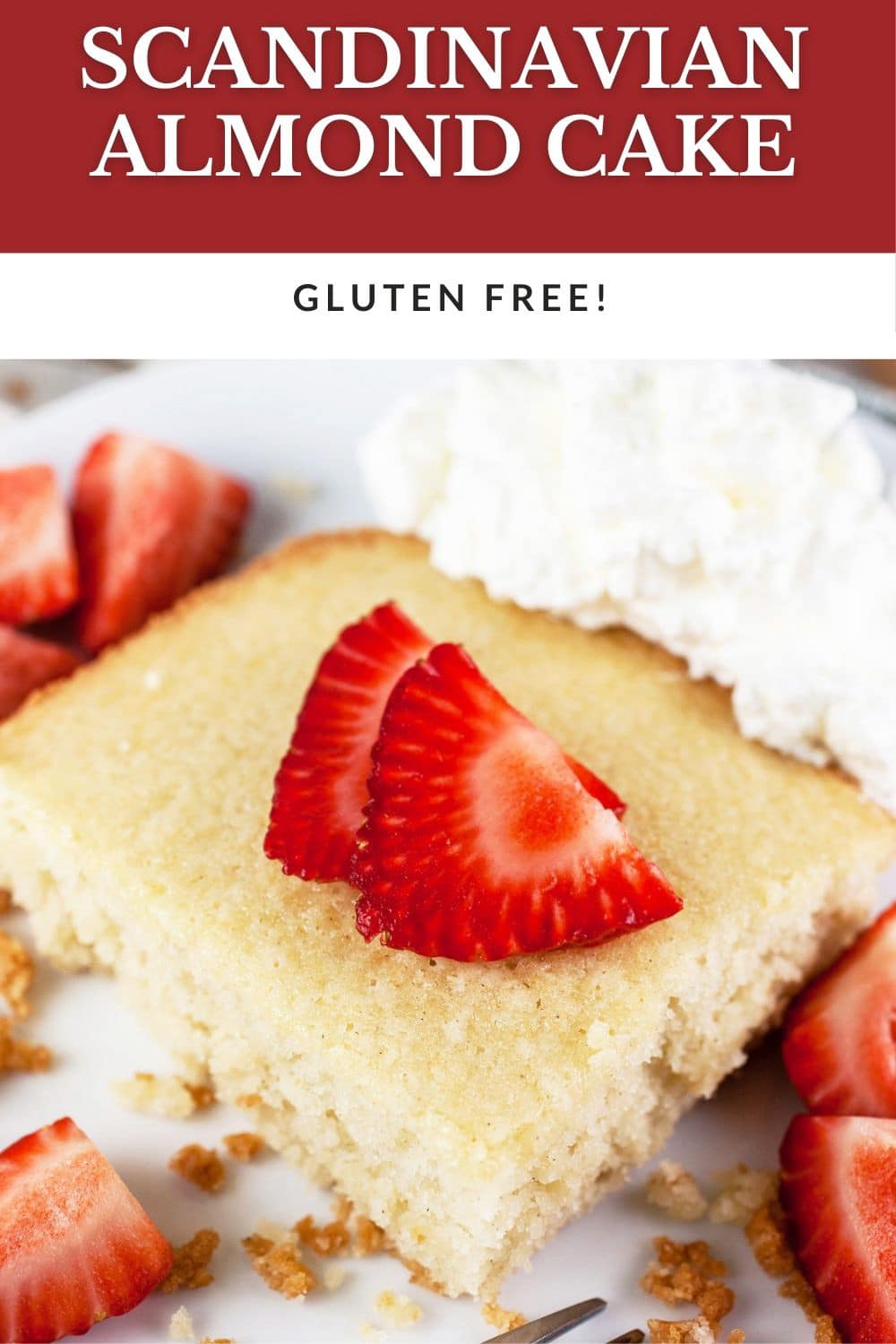 Scandinavian Almond Cake (Gluten Free) | The Rustic Foodie®