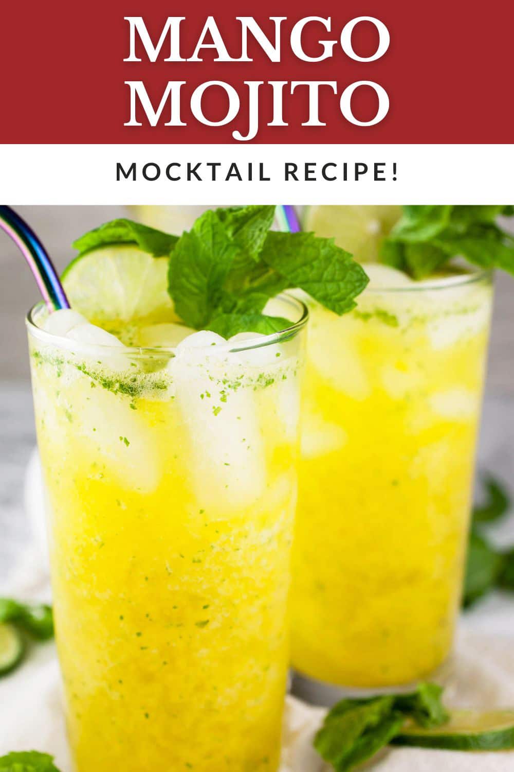 Mango Mojito Mocktail | The Rustic Foodie®