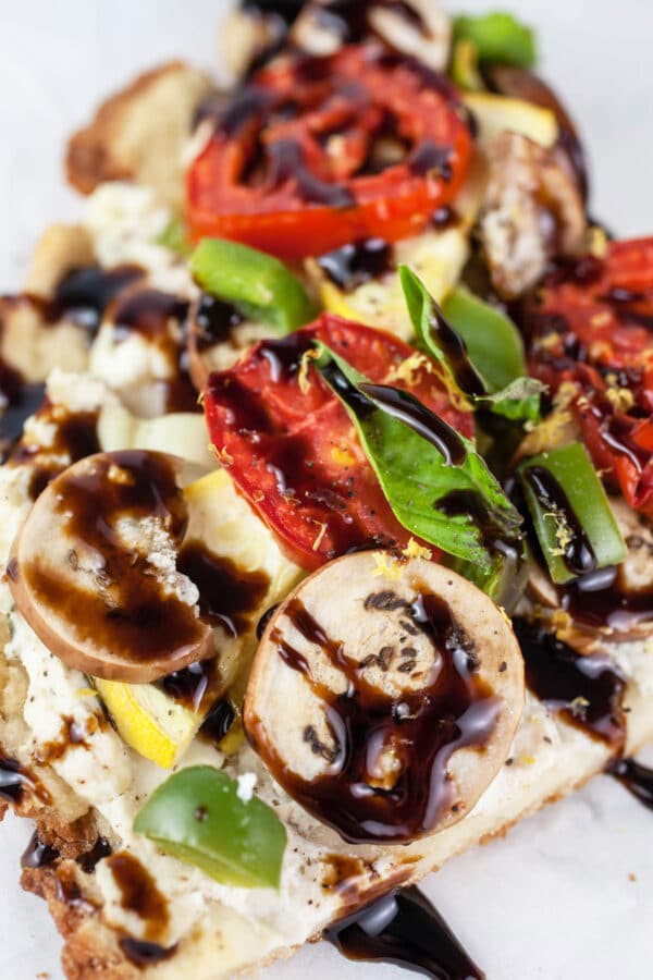 Farmers Market Pizza Recipe | The Rustic Foodie®