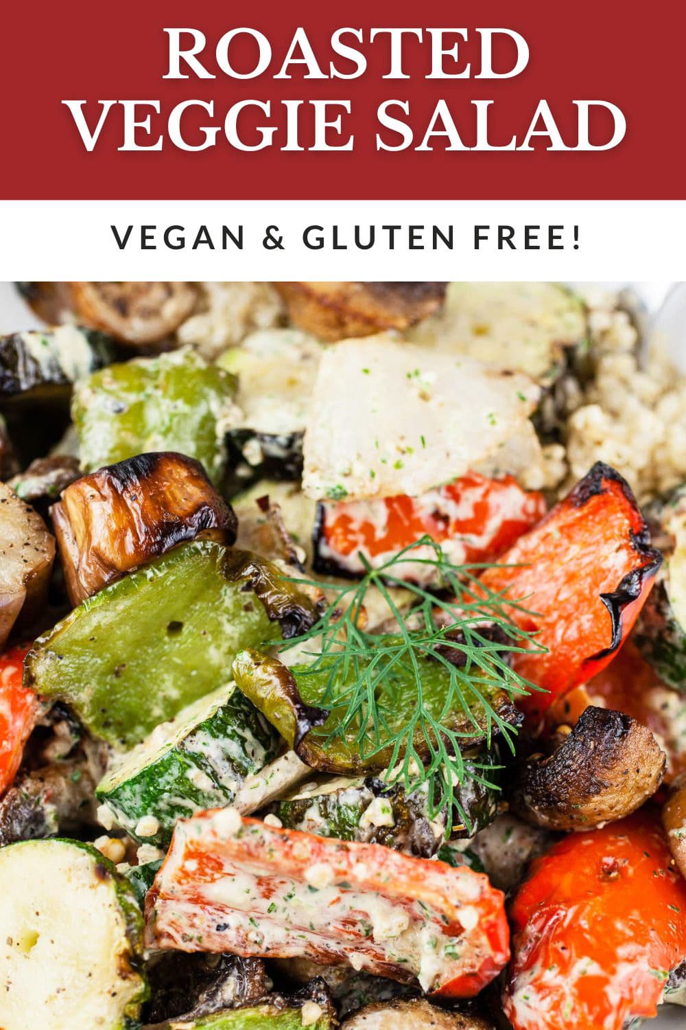 Summer Roasted Vegetable Salad | The Rustic Foodie®