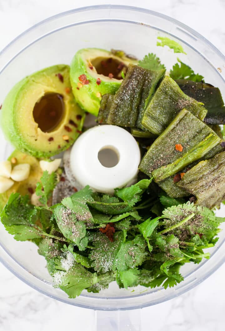 Poblano Avocado Sauce | The Rustic Foodie®