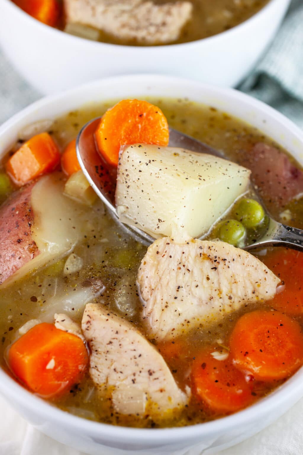 Leftover Turkey Stew | The Rustic Foodie®