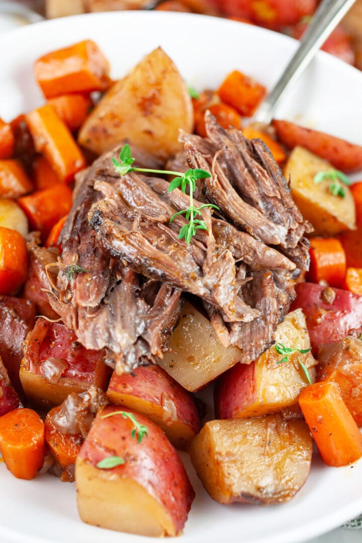 Red Wine Pot Roast (Dutch Oven) | The Rustic Foodie®