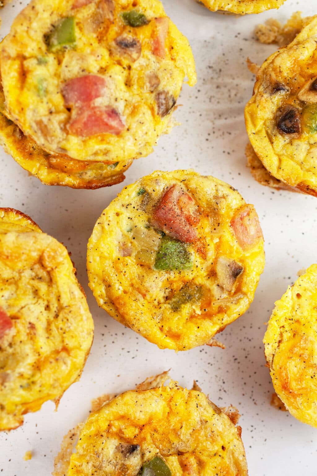 Denver Omelette Egg Muffins | The Rustic Foodie®